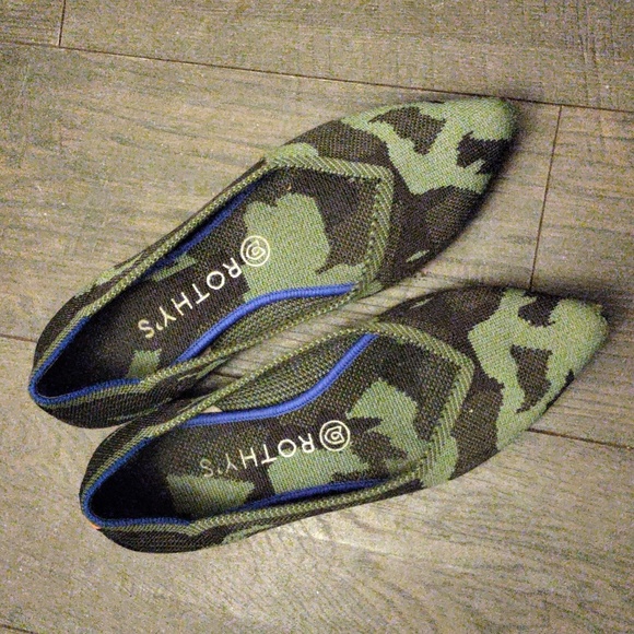 Rothy's | Shoes | Rothys The Point Green Camo | Poshmark